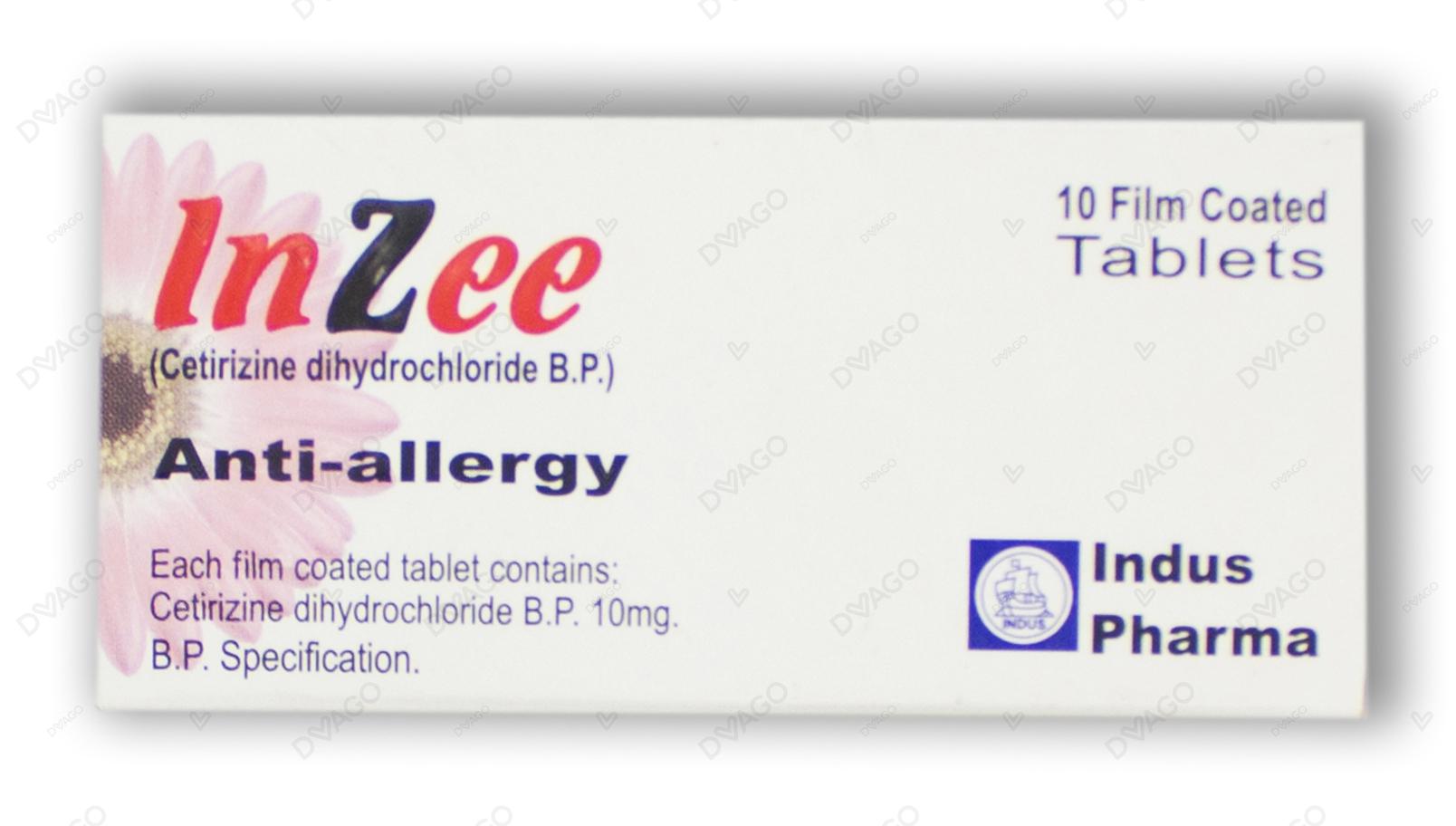 Inzee 10Mg Tablets 10S (Pack Size 1 X 10S) - Buy Online at DVAGO®