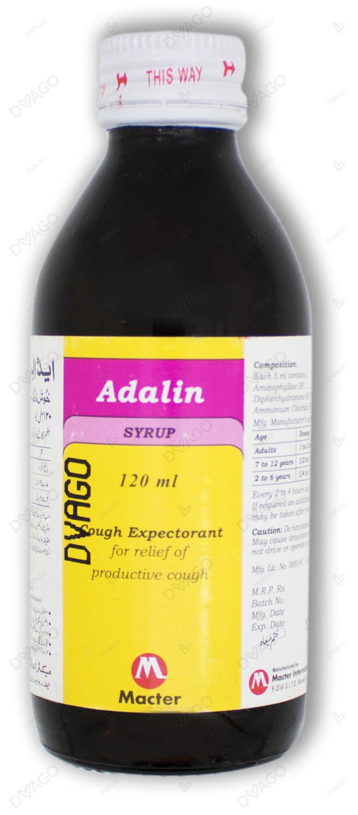 Adalin Syrup 120 Ml - Buy Online at DVAGO®