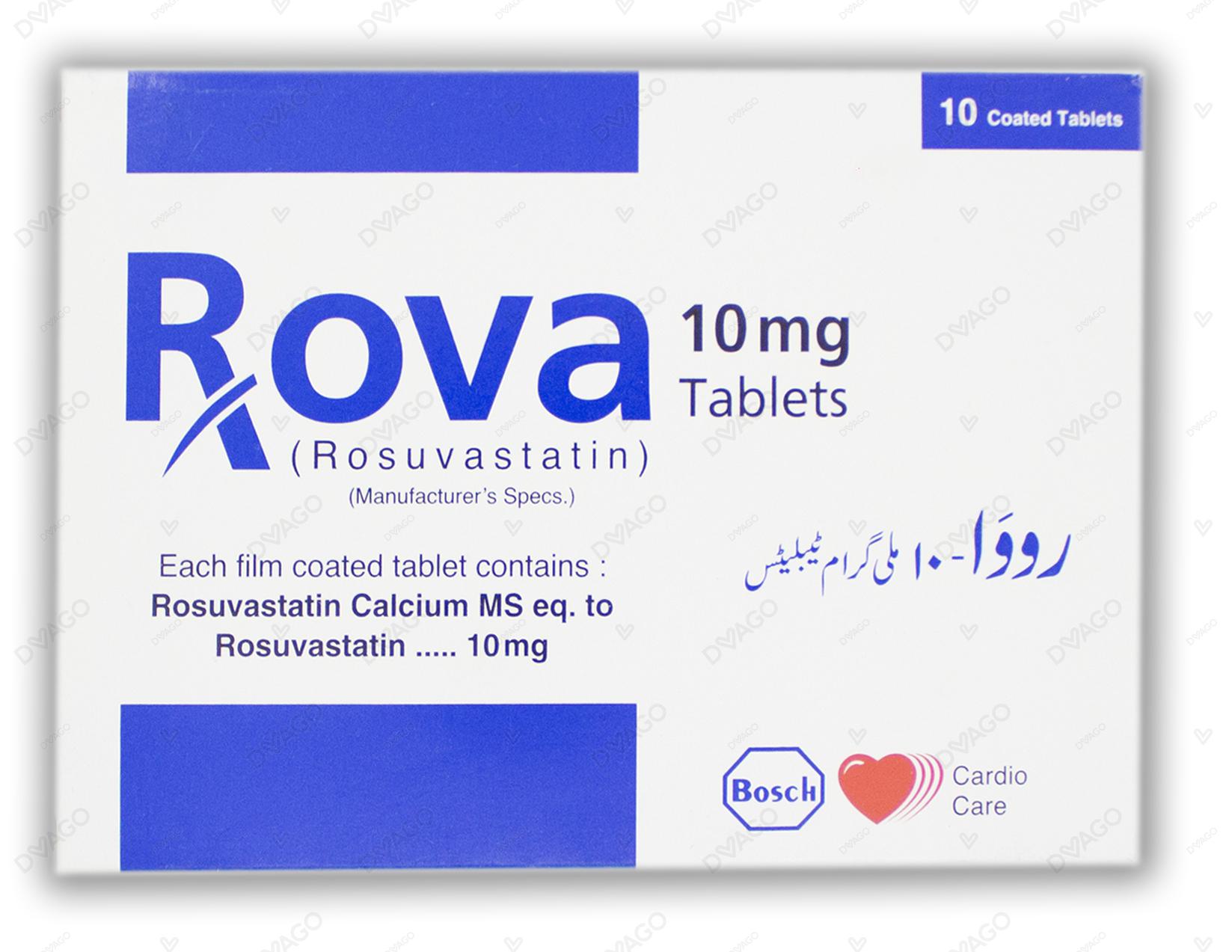 Rova Tablets 10Mg - Buy Online at DVAGO®