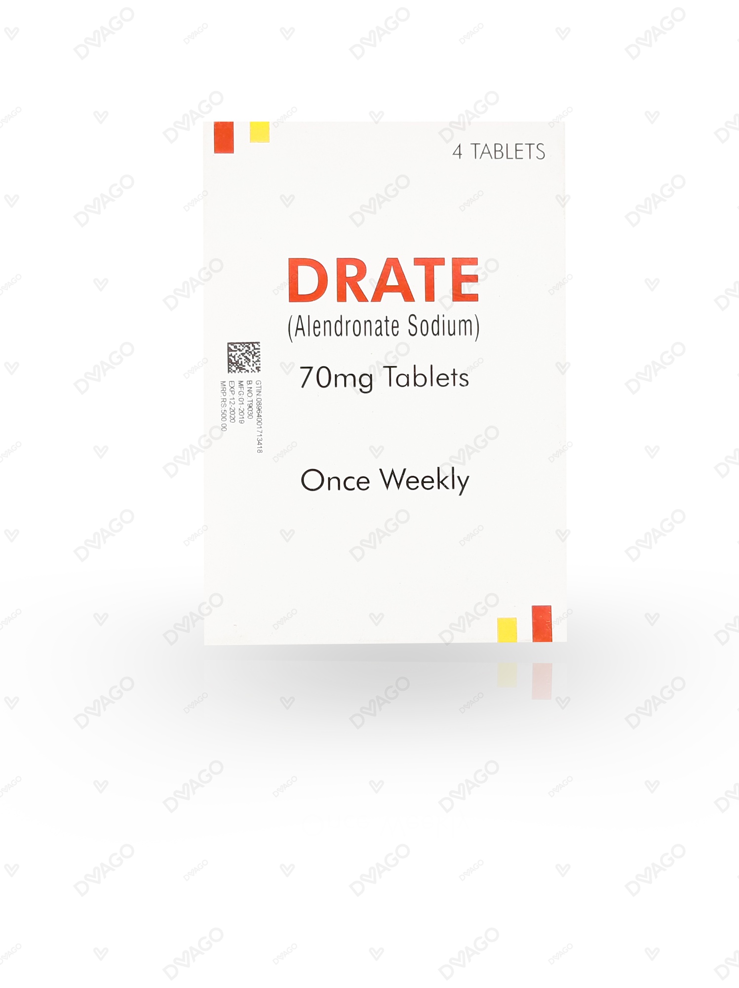 Drate Tablets 70Mg 4'S - Buy Online at DVAGO®