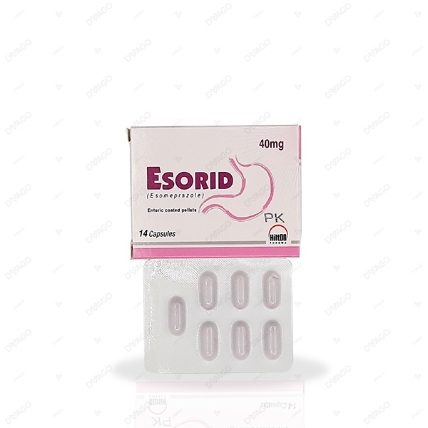 Esorid Capsule 40 Mg 14'S - Buy Online at DVAGO®