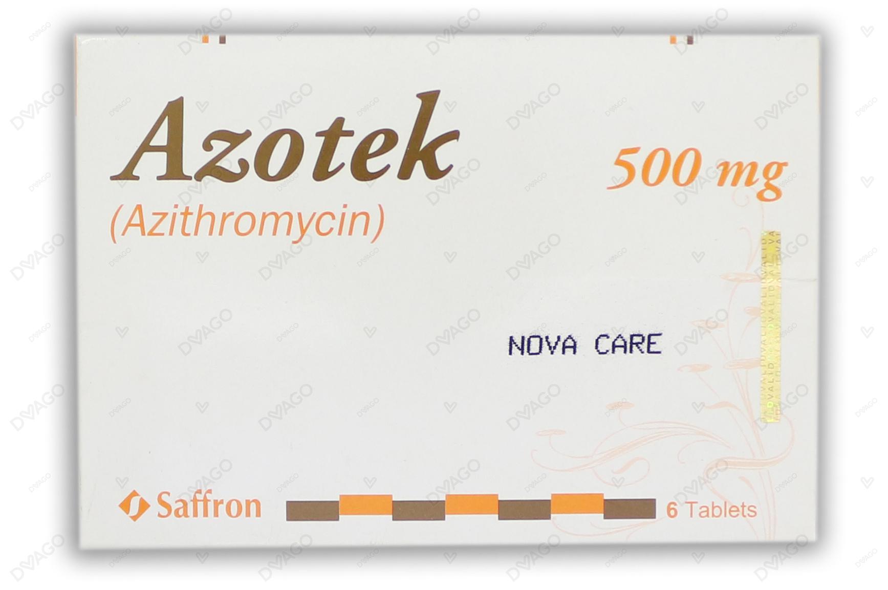 Azotek 500 Mg 6 Tablets - Buy Online at DVAGO®