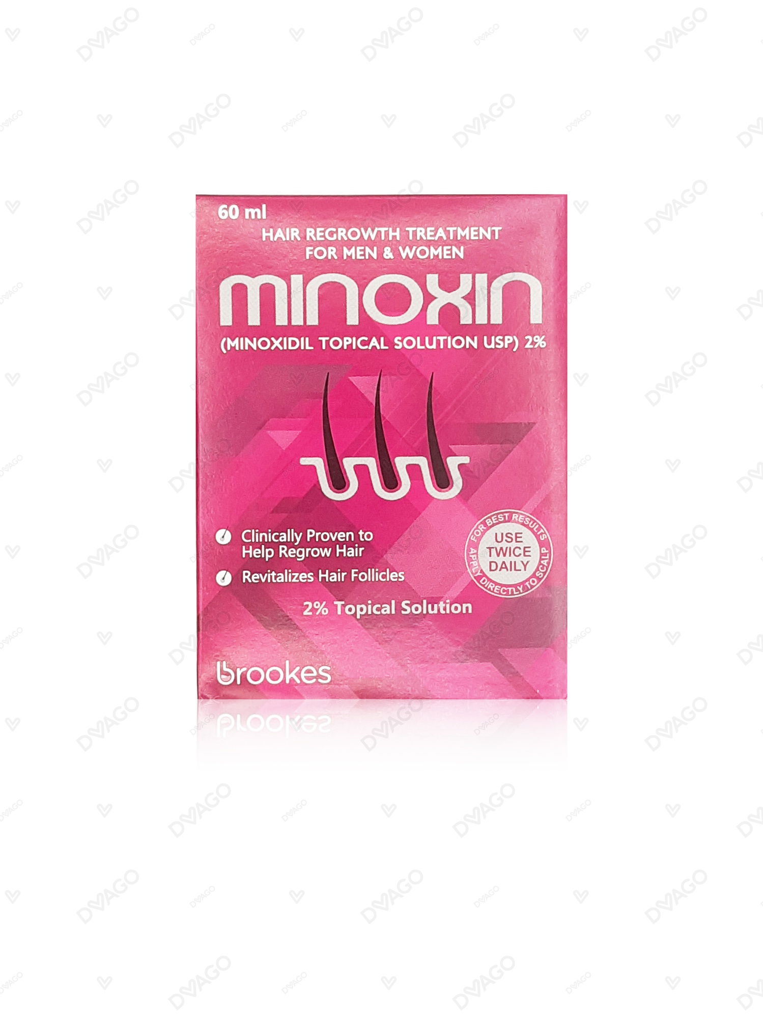 Minoxin Soln 2 % 60Ml - Buy Online at DVAGO®