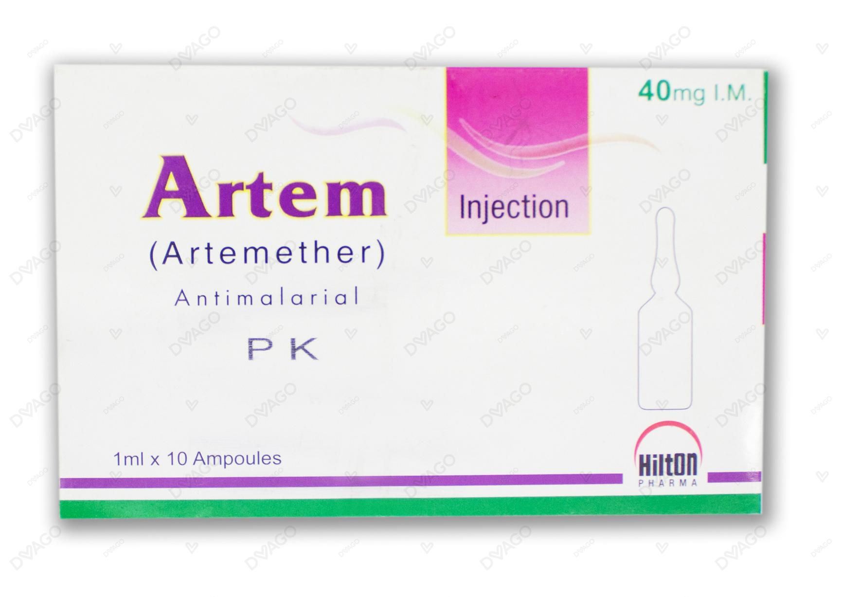Artem 40Mg Injection 1Mlx10Amp - Buy Online at DVAGO®