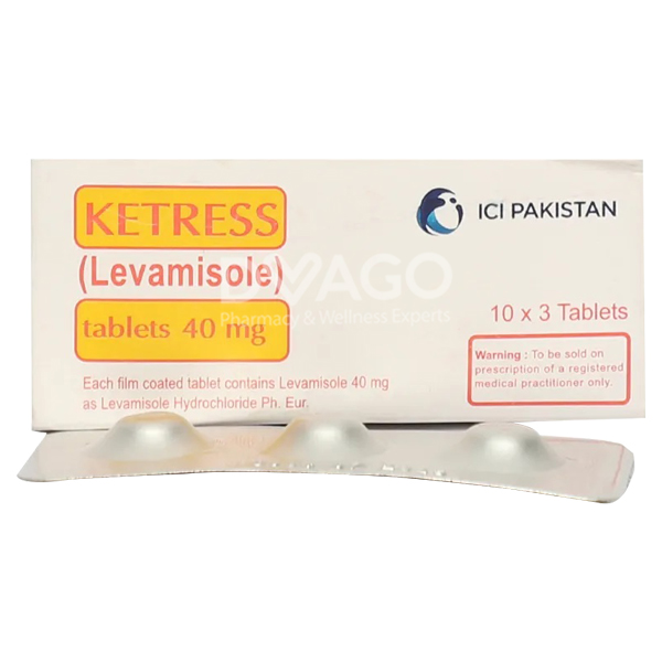 Ketress Tablets 40 Mg 30'S - Buy Online at DVAGO®
