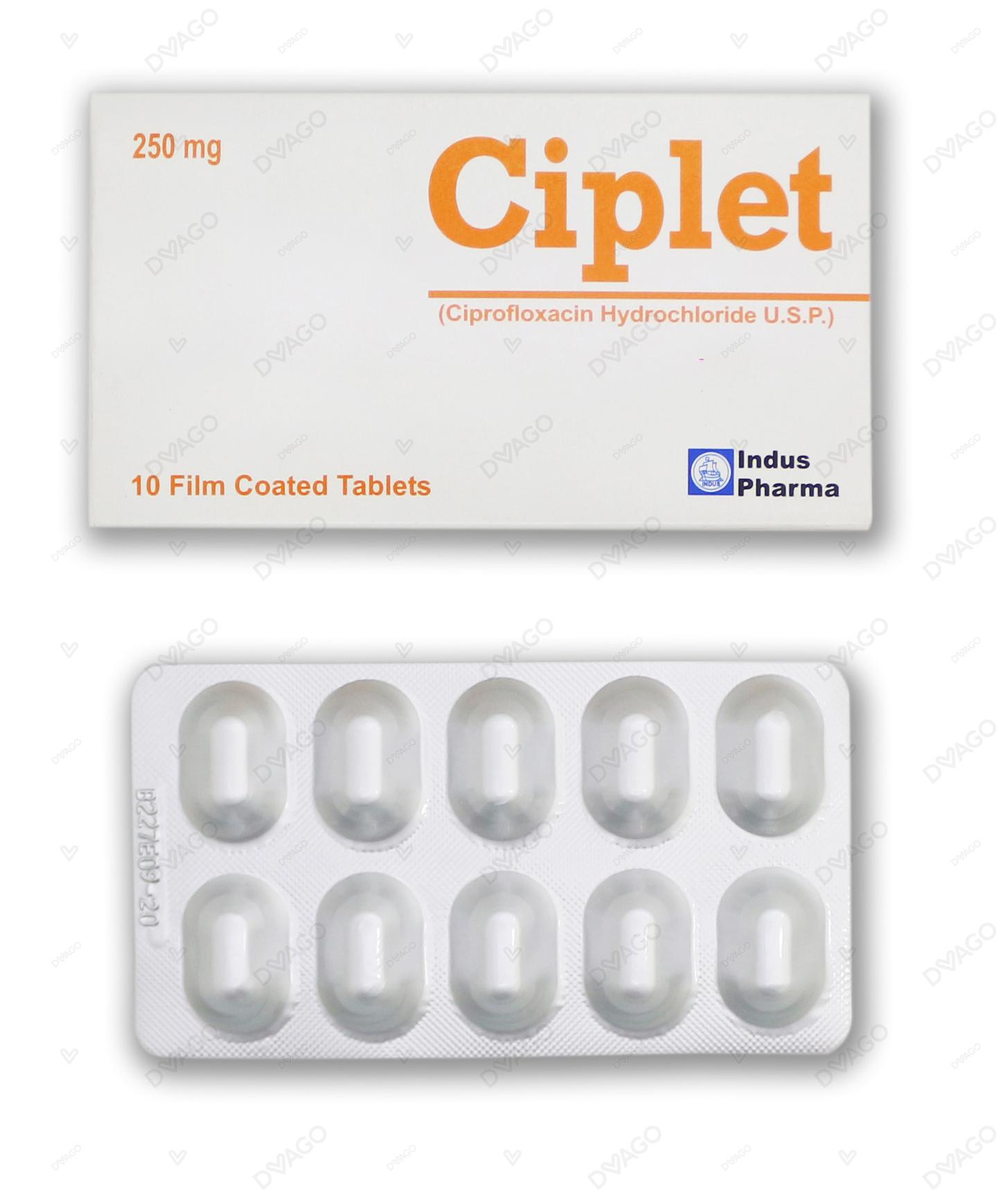 Ciplet 250Mg Tablets 10S (Pack Size 1 X 10S) - Buy Online at DVAGO®