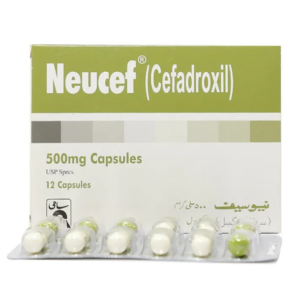 Neucef 500 Mg 12 Capsules - Buy Online at DVAGO®