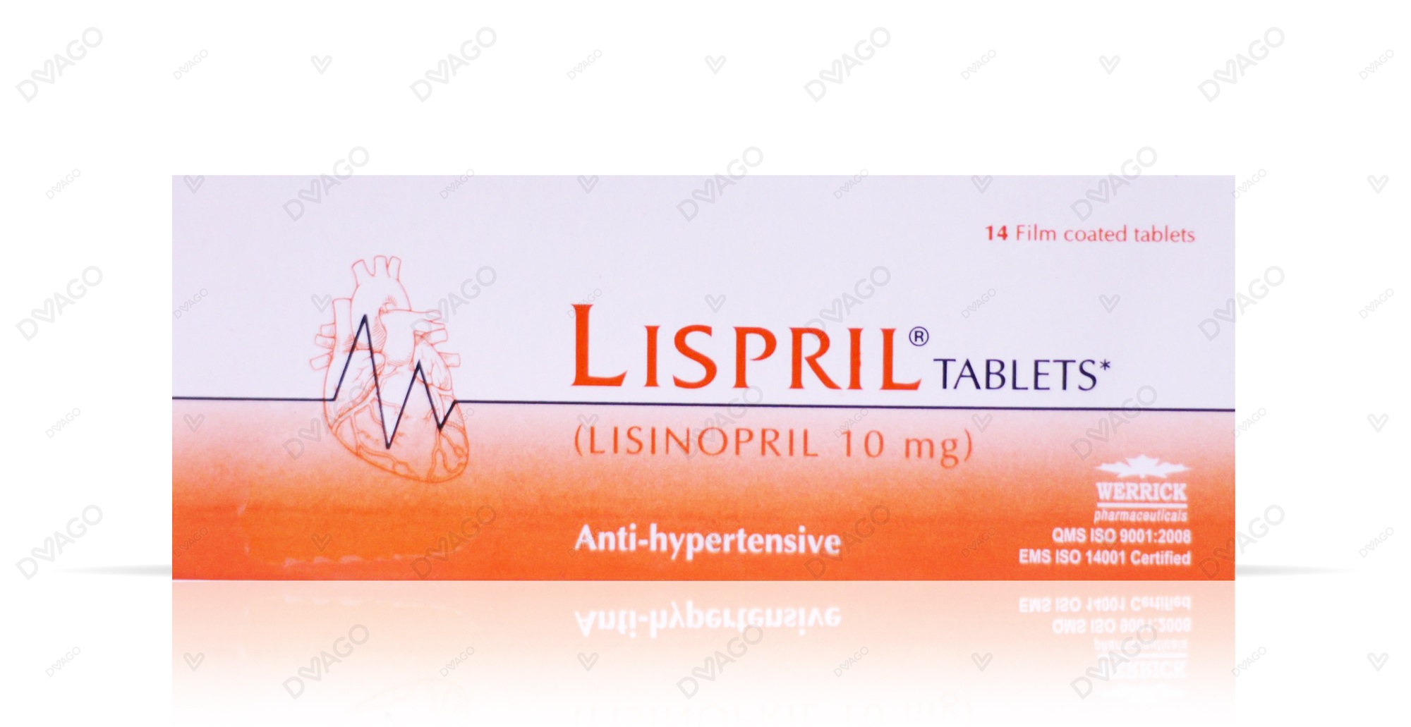 Lispril 10 Mg 14 Tablets - Buy Online at DVAGO®