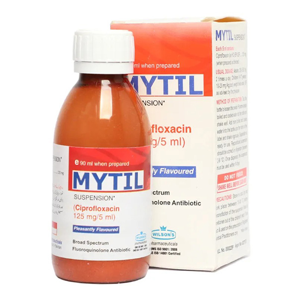 Mytil Susp 125 Mg 60 Ml - Buy Online at DVAGO®