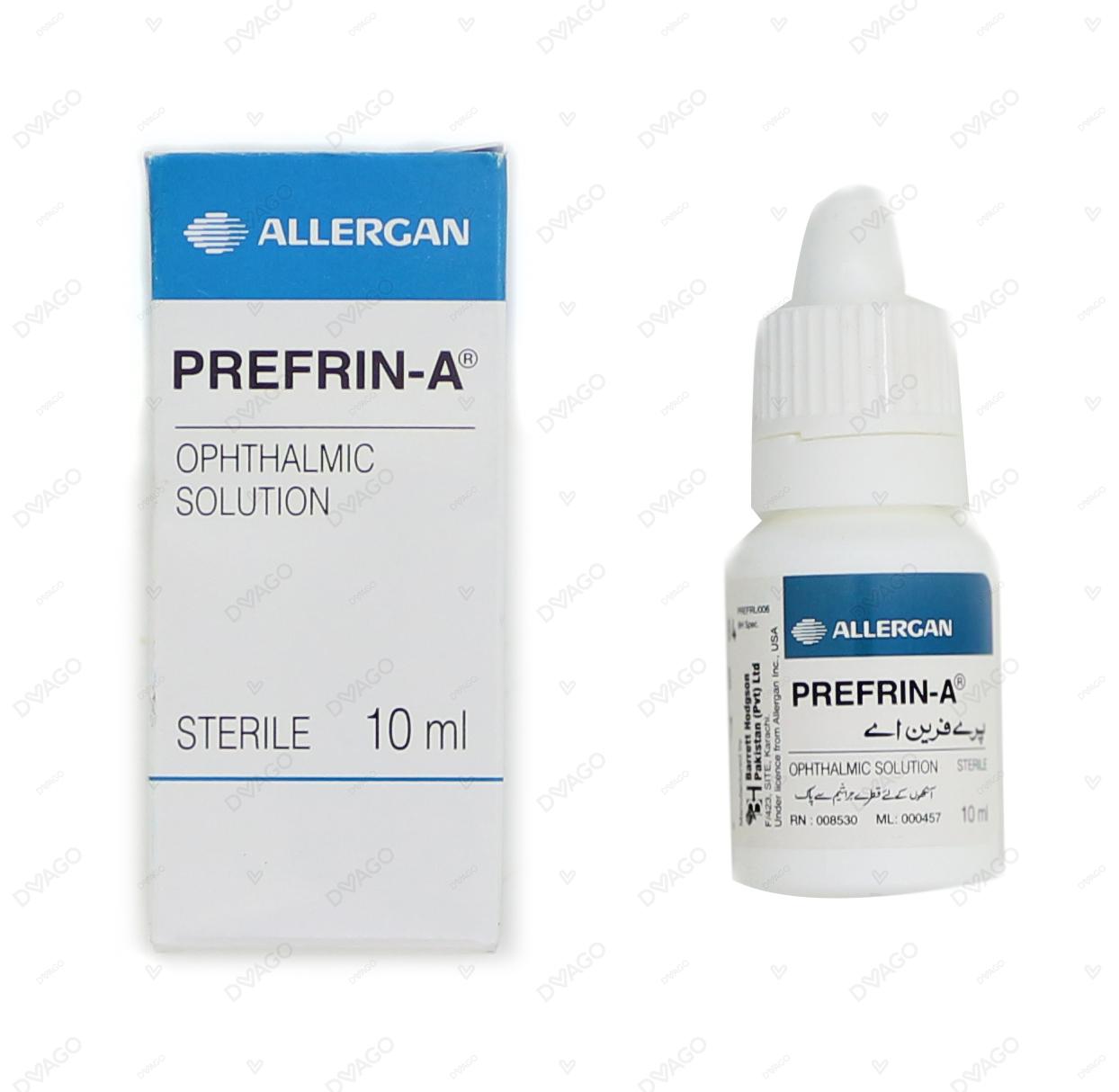 Prefrin A Eye Drop 10Ml - Buy Online at DVAGO®
