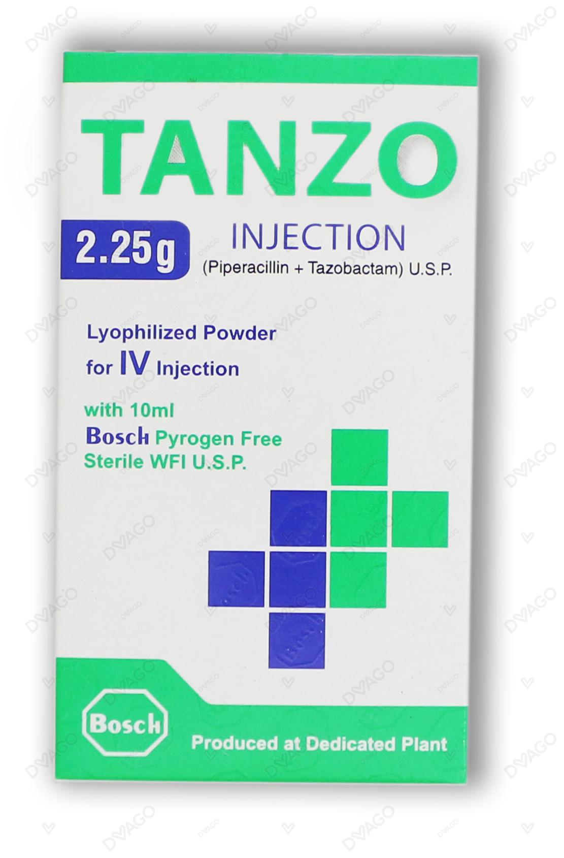 Tanzo Injection 2.25G 1 Vial - Buy Online at DVAGO®