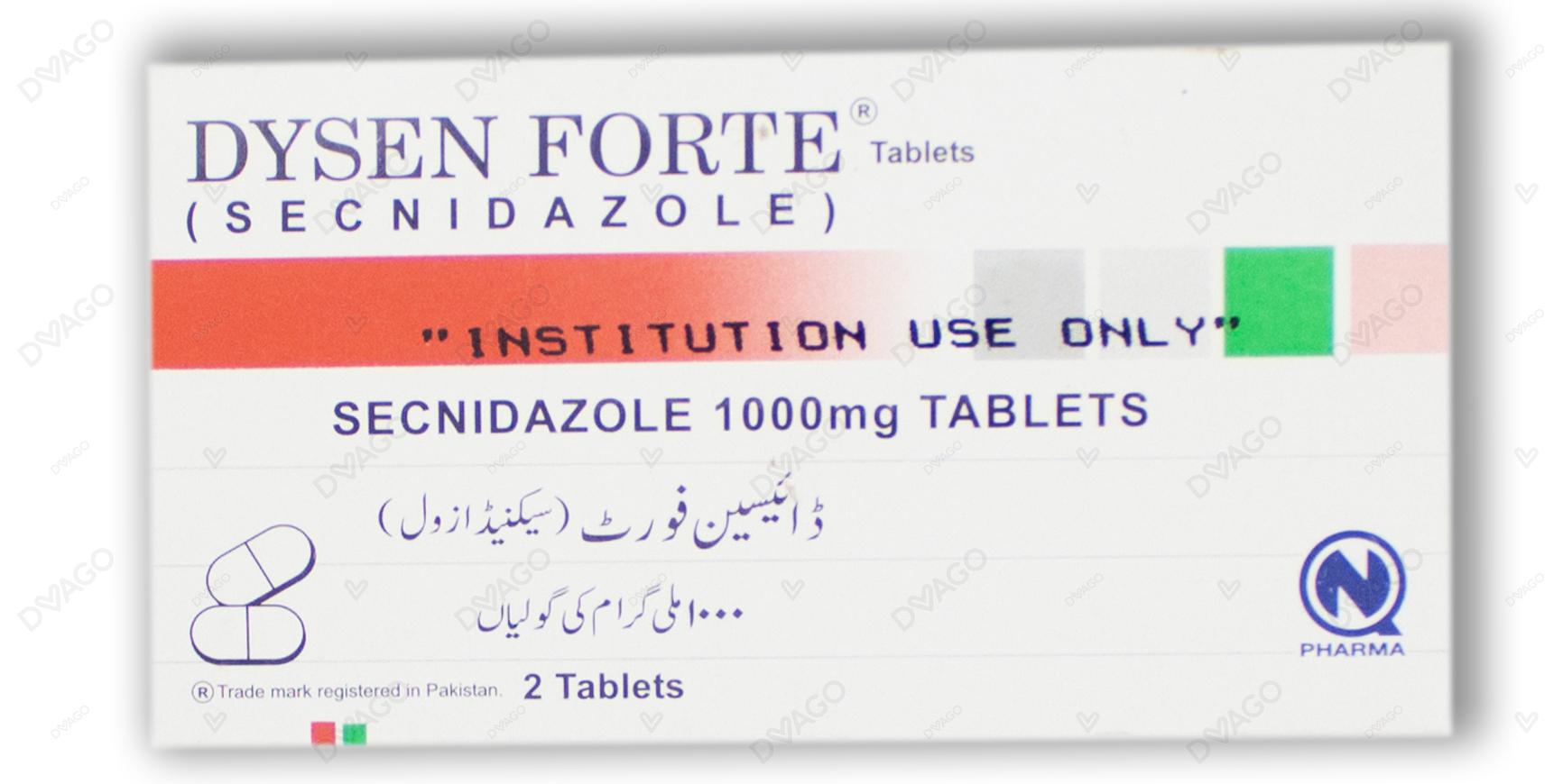 Dysen Forte Tablets 1G 2'S - Buy Online at DVAGO®