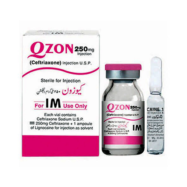 Qzon 250Mg Iv Injection 1Vial - Buy Online at DVAGO®