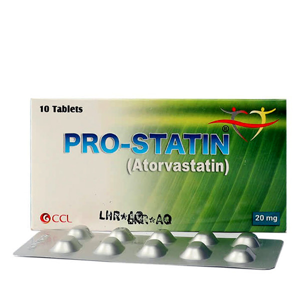 Pro-Statin 20 Mg 10 Tablets - Buy Online at DVAGO®
