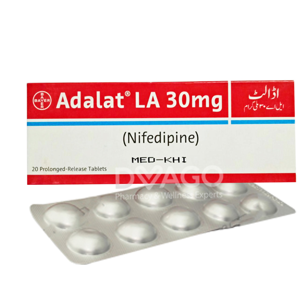 Adalat La30 Mg 2X10 Tablets - Buy Online at DVAGO®