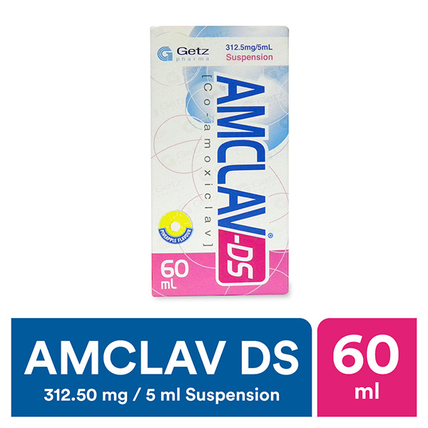 Amclav Suspension 312.5Mg 60Ml - Buy Online at DVAGO®
