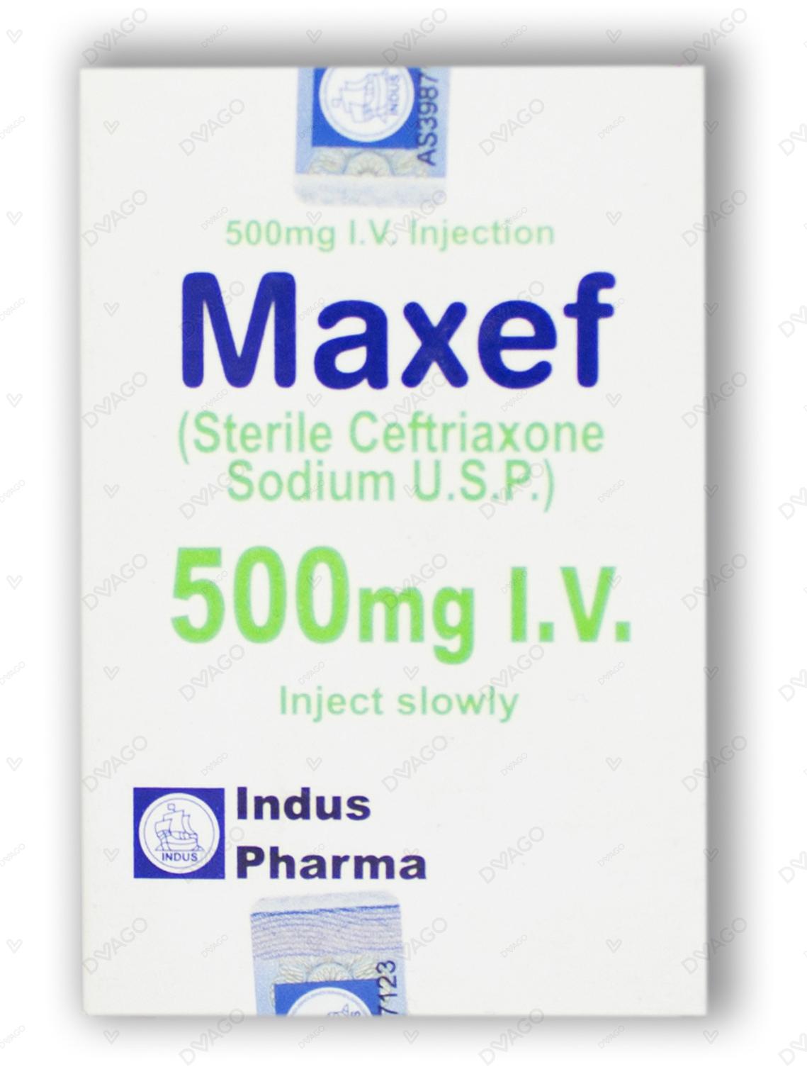 Maxef Injection Iv 500 Mg 1 Vial - Buy Online at DVAGO®