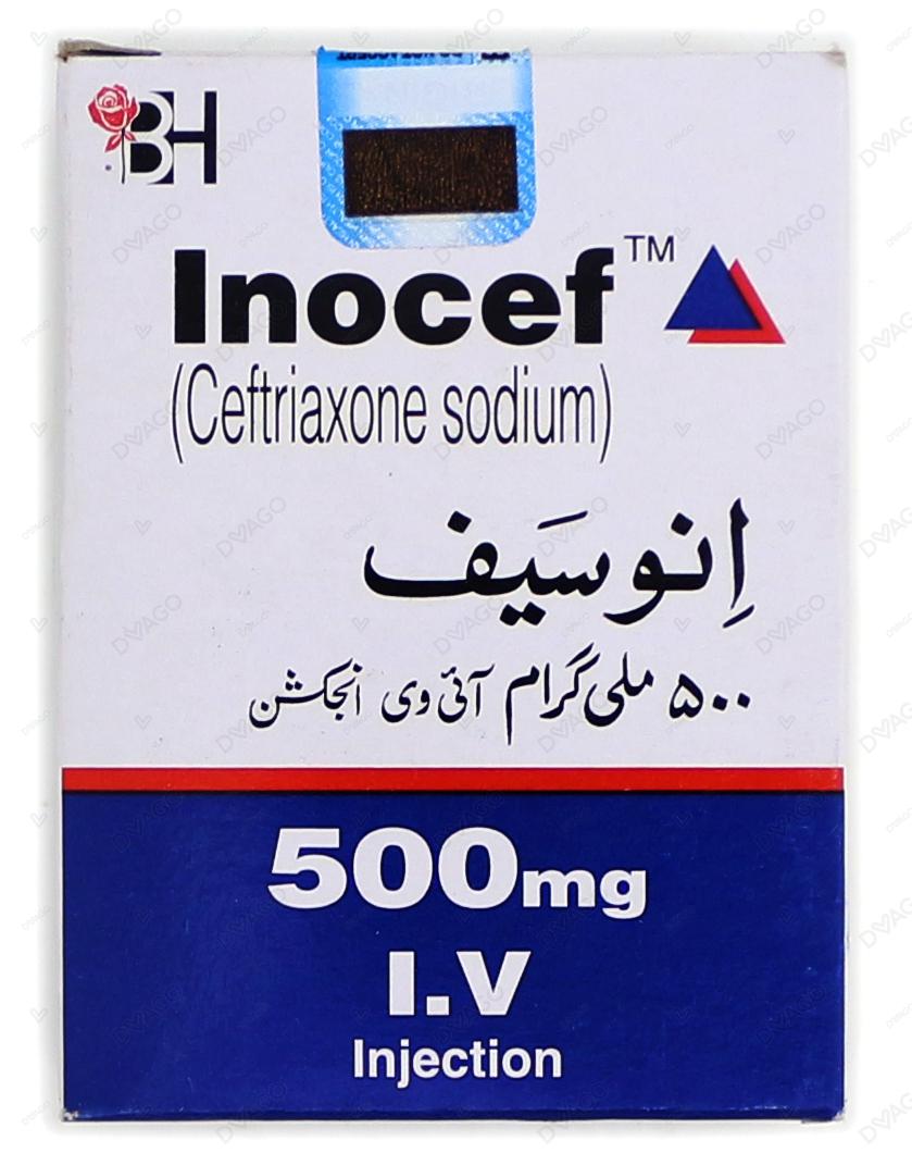 Inocef Injection Iv 500Mg 1 Vial - Buy Online at DVAGO®