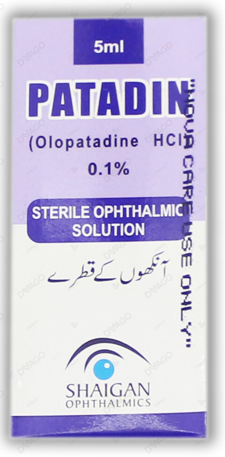 Patadin Eye Drops 0.1 % 5 Ml - Buy Online at DVAGO®