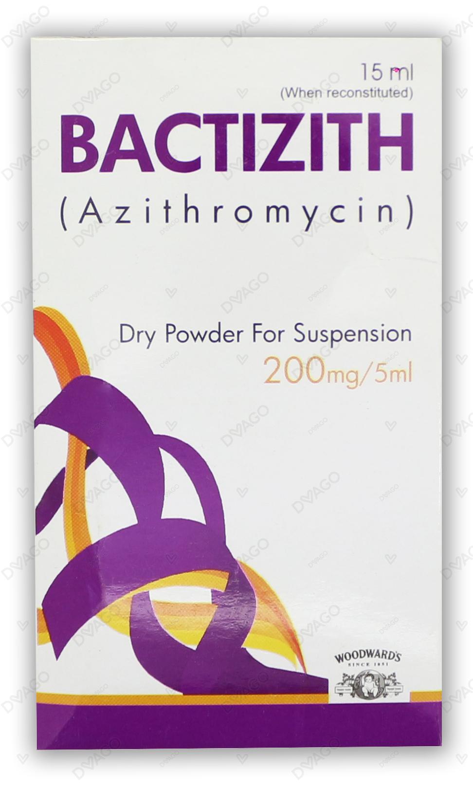 Bactizith Suspension 200 Mg 15 Ml - Buy Online at DVAGO®