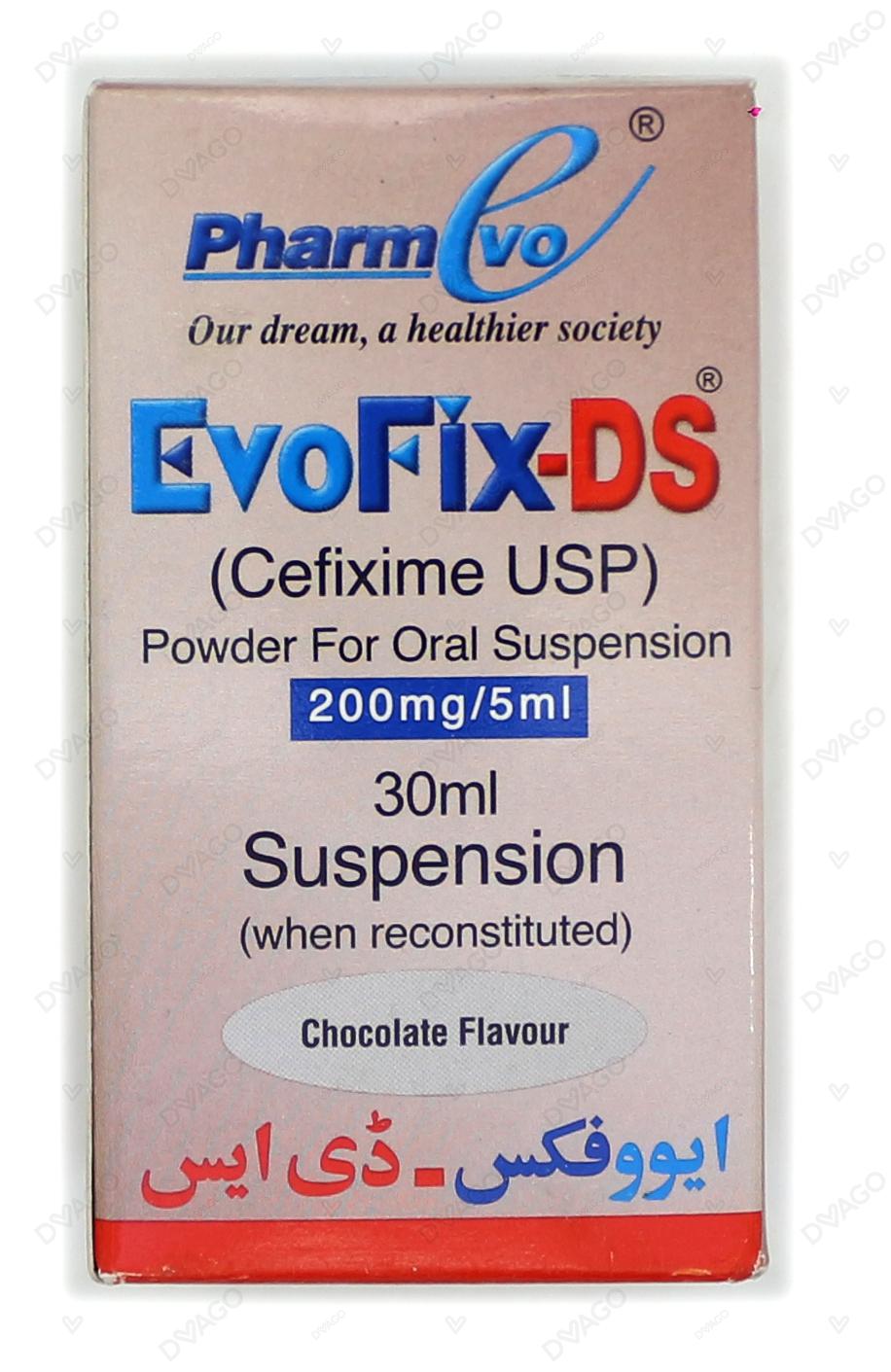 Evofix Ds 200Mg/5Ml 30 Ml Suspension - Buy Online at DVAGO®