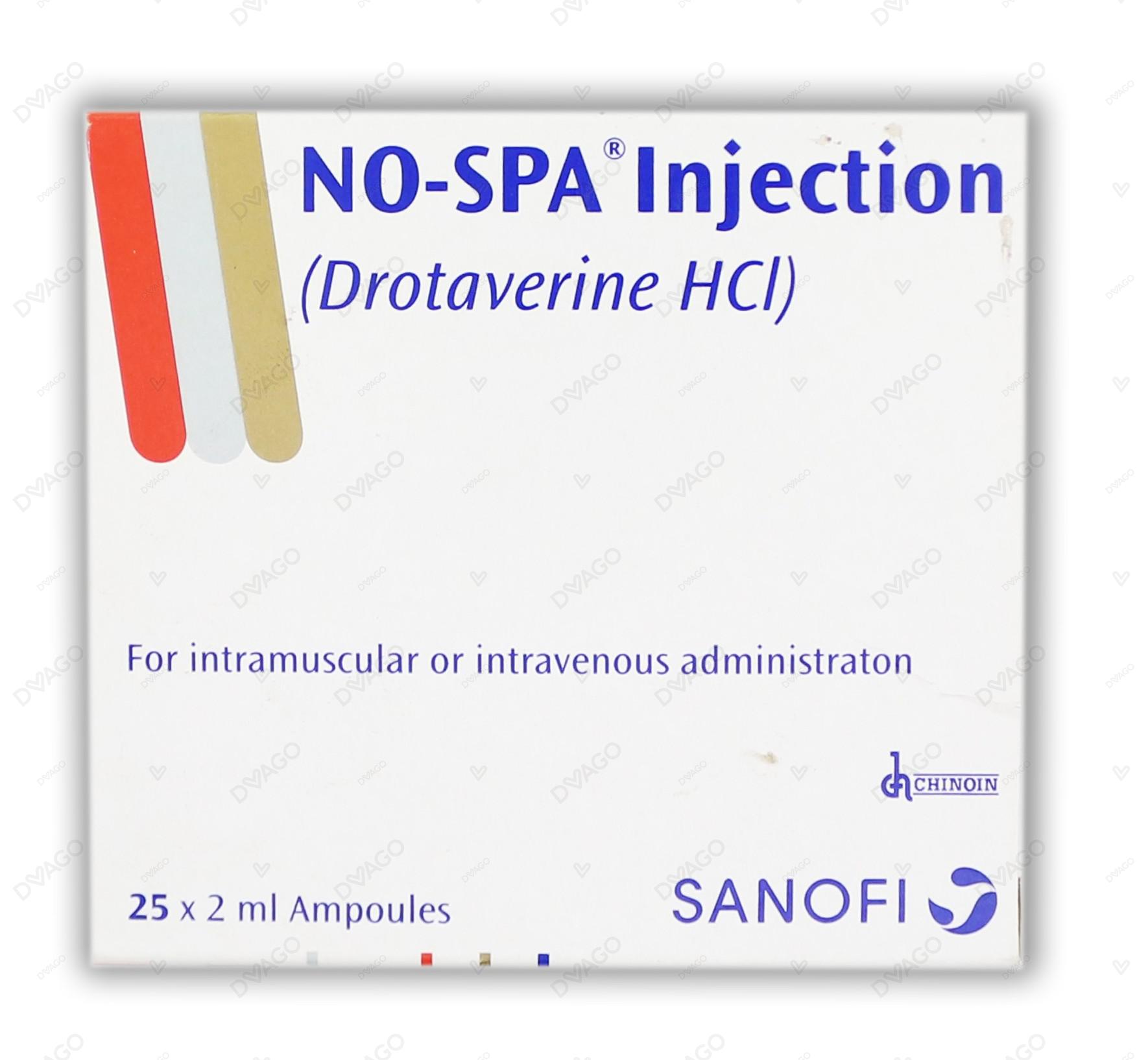 No-Spa Injection 40Mg 25 Ampoules X 2Ml - Buy Online at DVAGO®