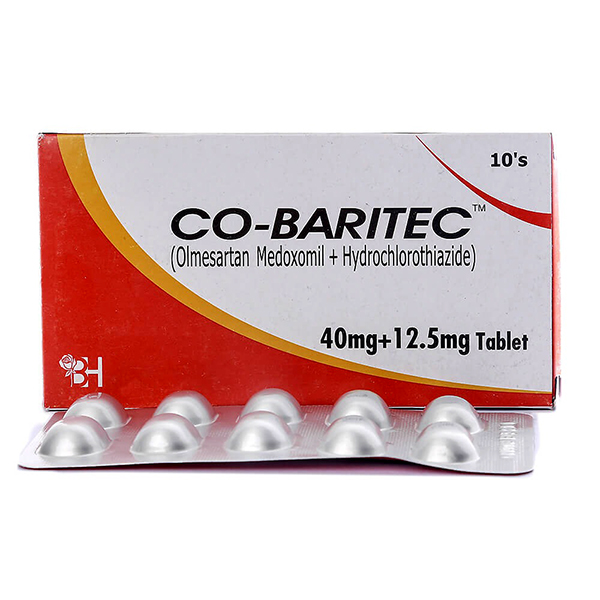Co-Baritec Tablets 40/12.5Mg - Buy Online at DVAGO®