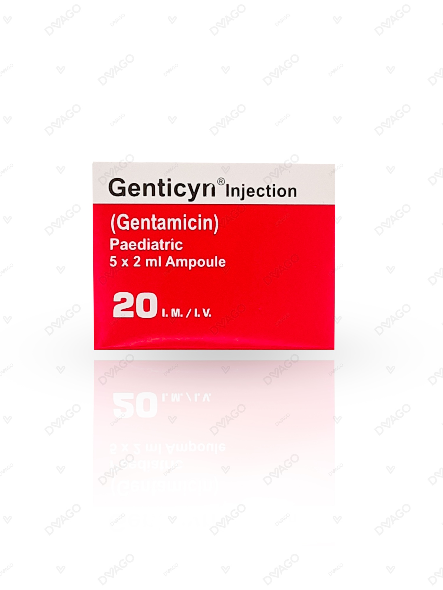 Genticyn Injection Paeds 20Mg 2Mlx5 Ampoules - Buy Online at DVAGO®