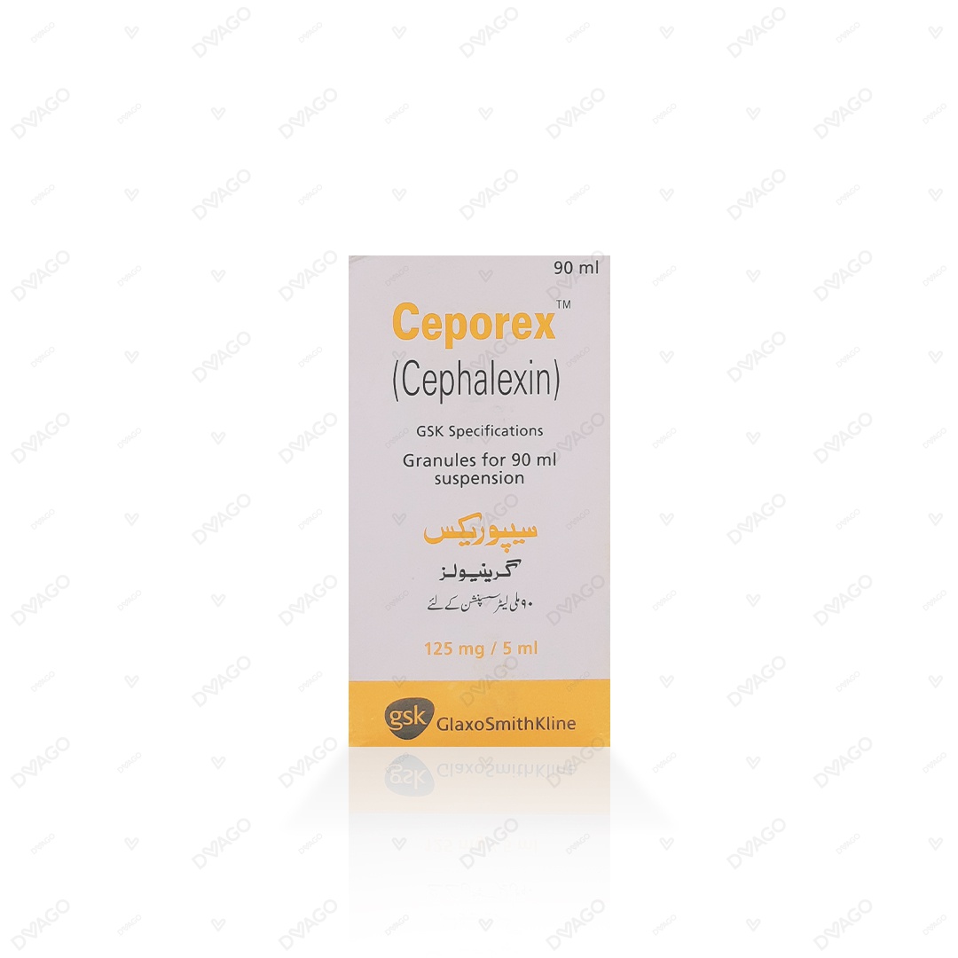 Ceporex Suspension 125Mg/5Ml 90Ml - Buy Online at DVAGO®