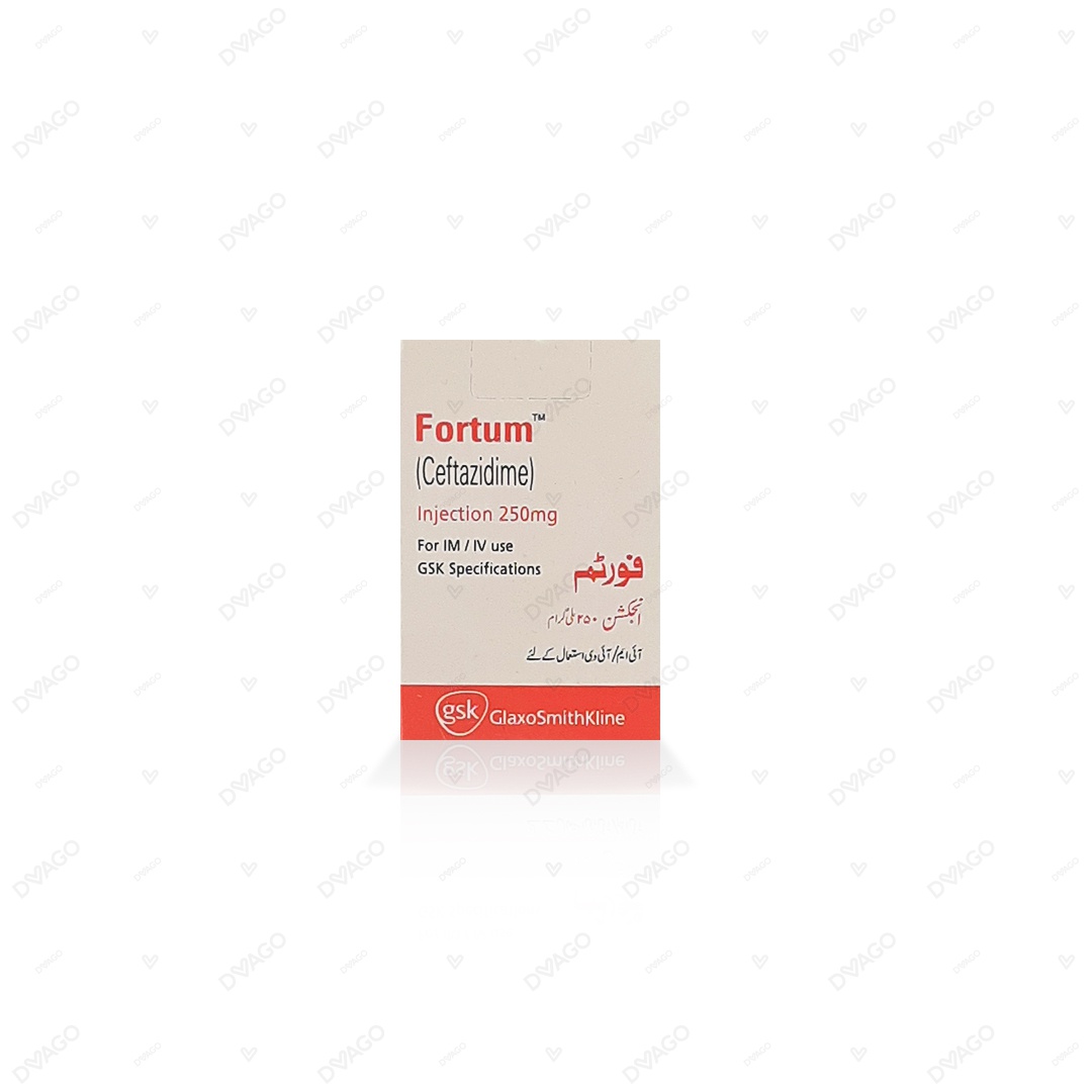 Fortum Injection 250Mg 1 Vial - Buy Online at DVAGO®