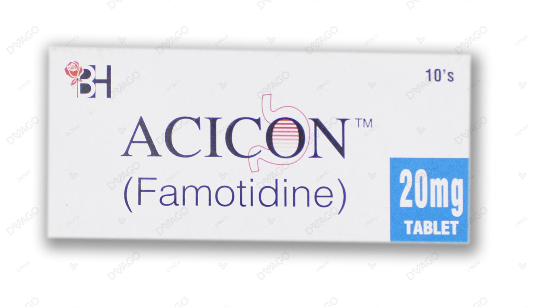 Acicon Tablet 20Mg - Buy Online at DVAGO®