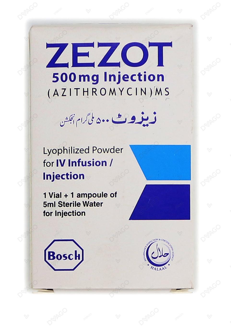Zezot Inj. 500Mg Vial - Buy Online at DVAGO®
