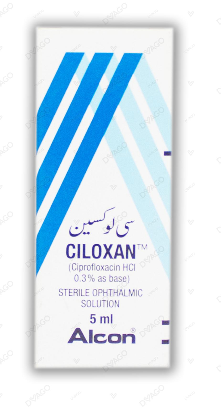 Ciloxan 0.3% Eye Solution 5Ml 1S - Buy Online at DVAGO®
