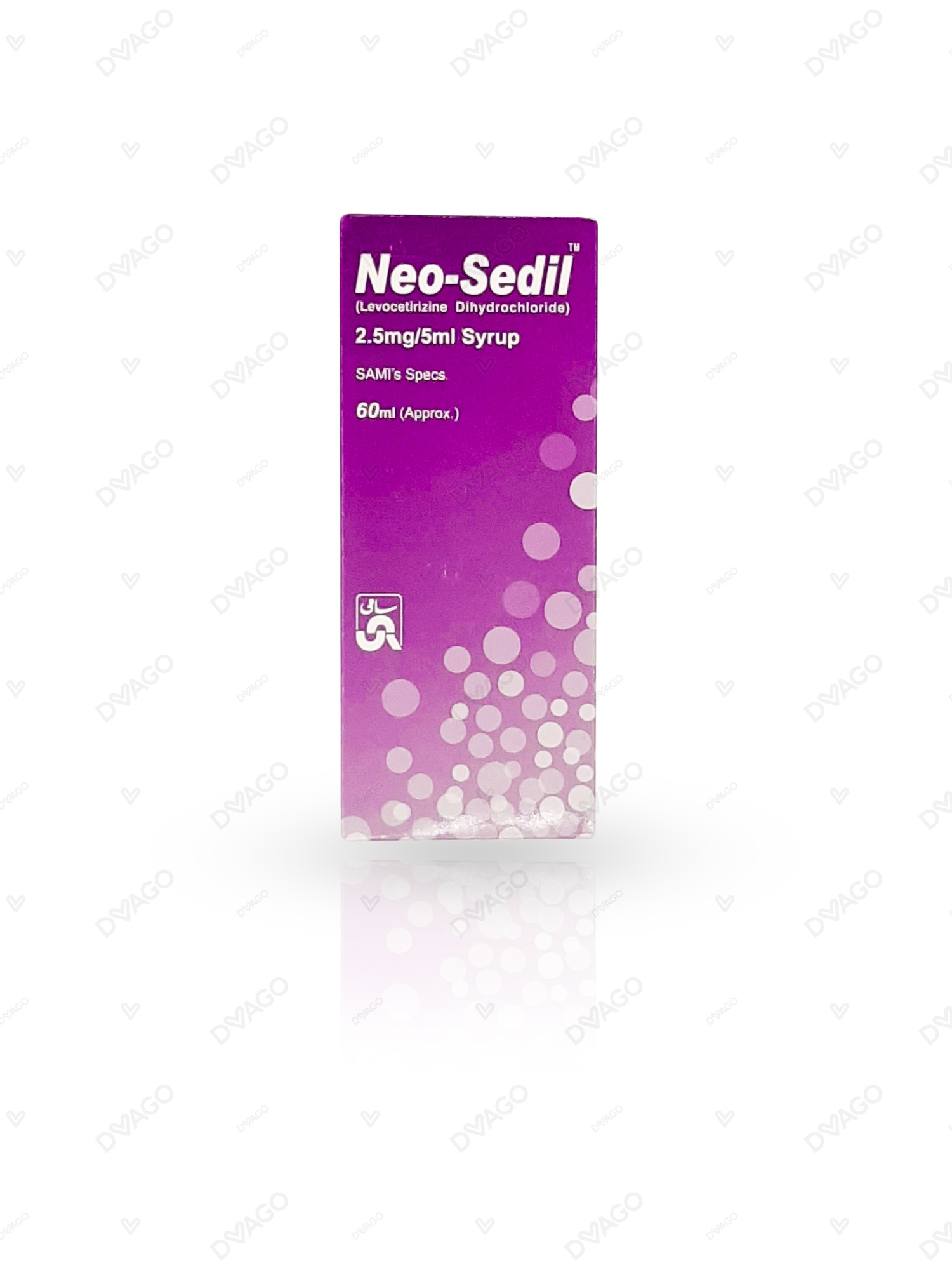 Neo-Sedil 2.5Mg/5Ml Syrup - Buy Online at DVAGO®