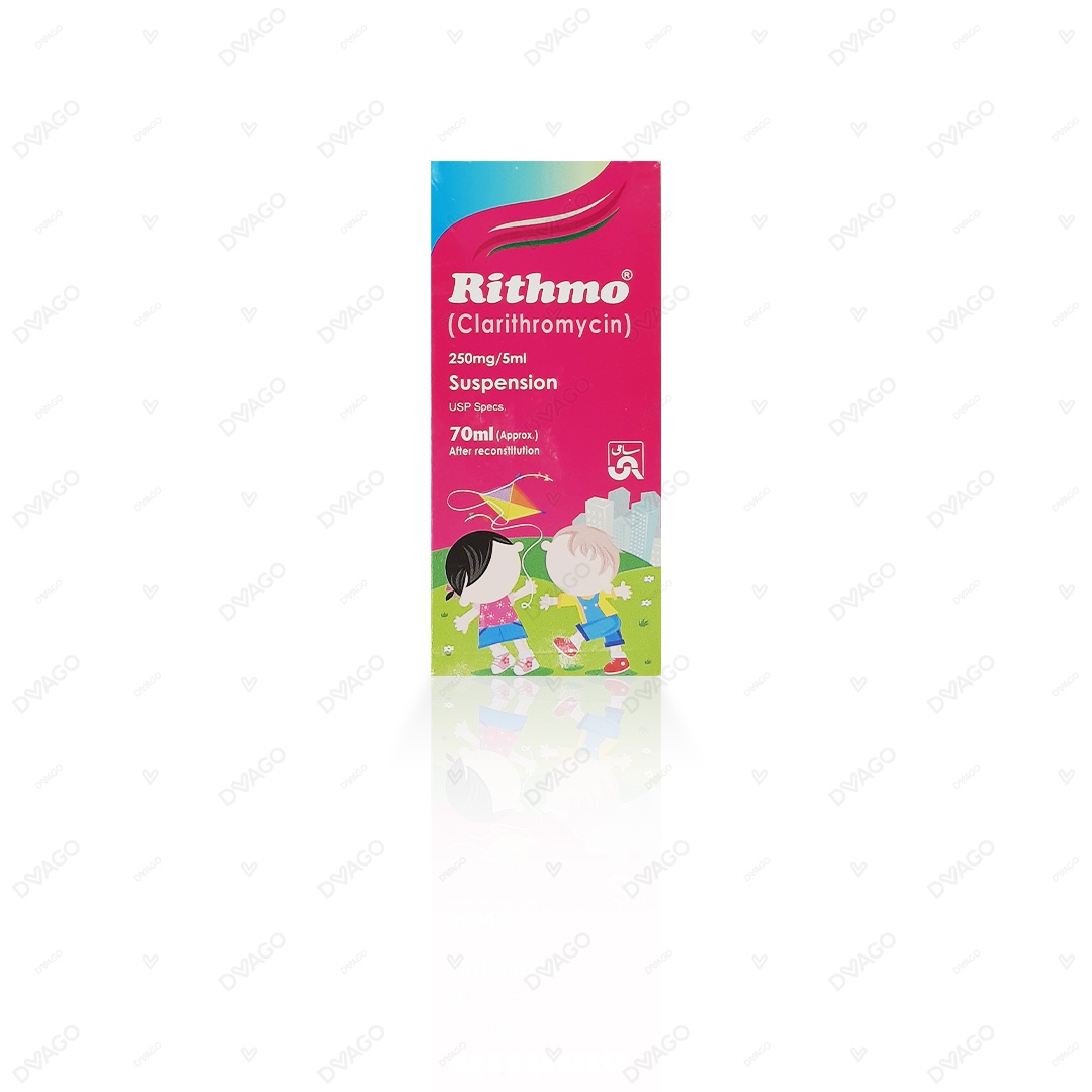 Rithmo 250mg/5ml Oral Suspension 70ml - Buy Online at DVAGO®