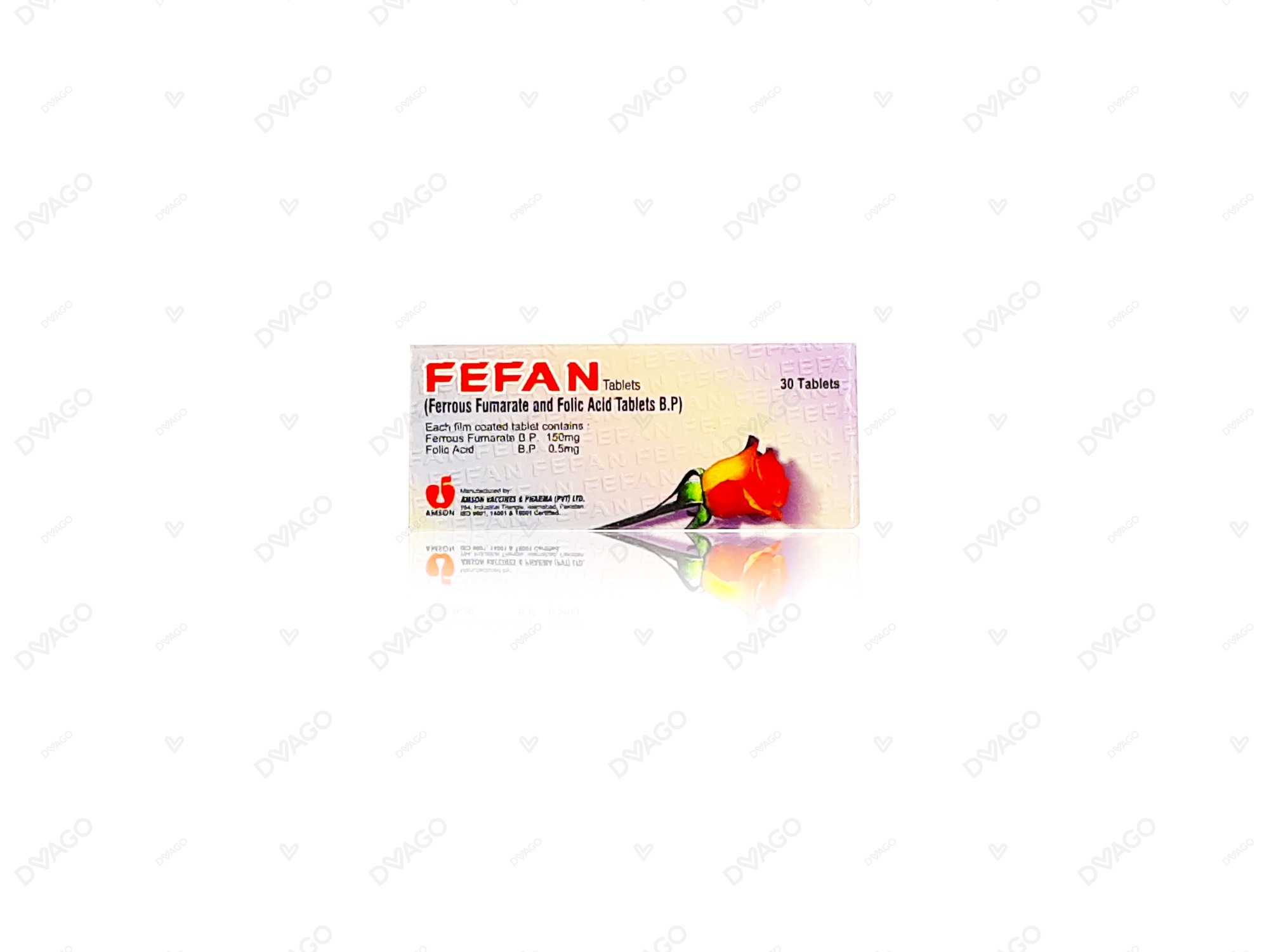 Fefan150+0.5Mg 30 Tablets - Buy Online at DVAGO®