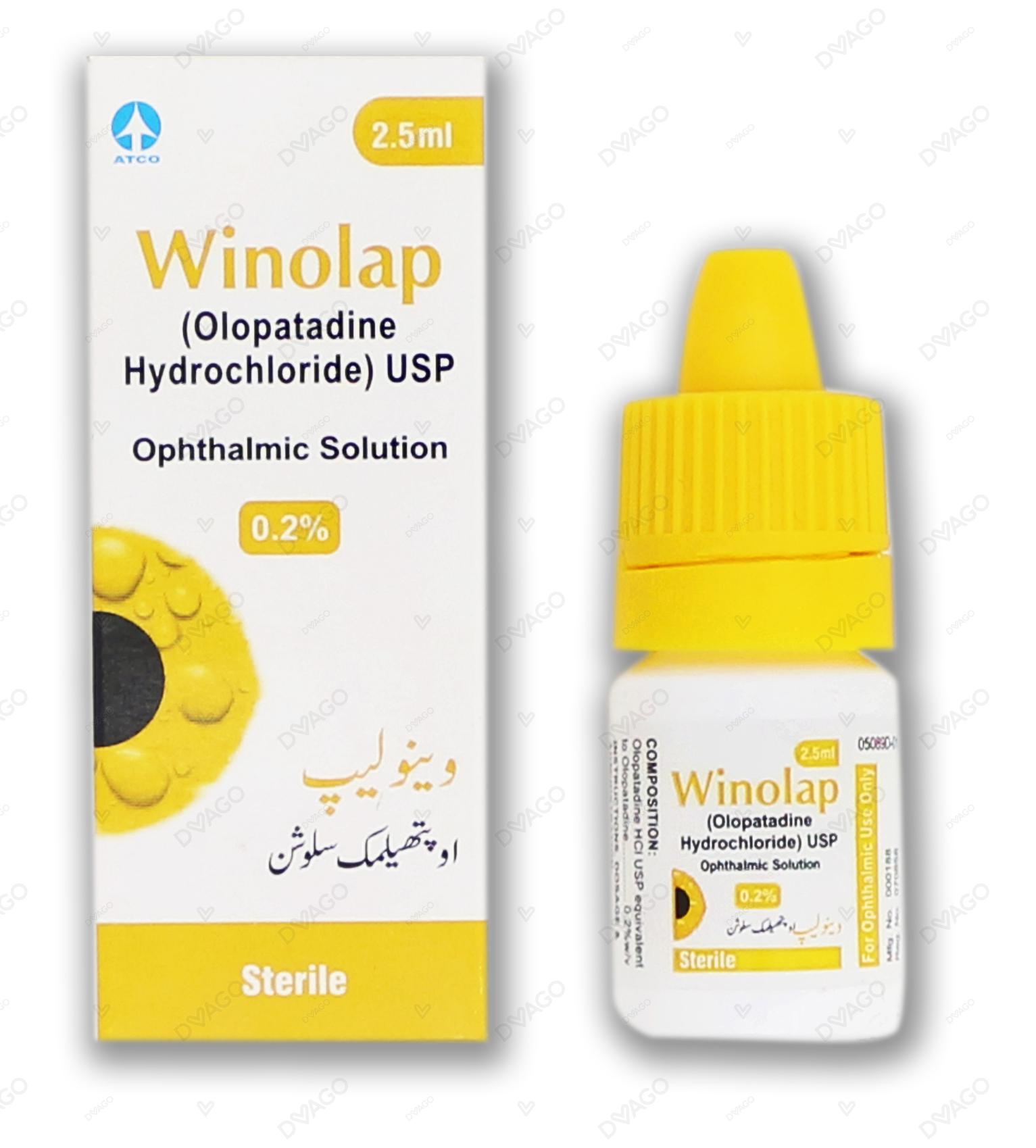 Winolap Eye Drops 0.2% - Buy Online at DVAGO®