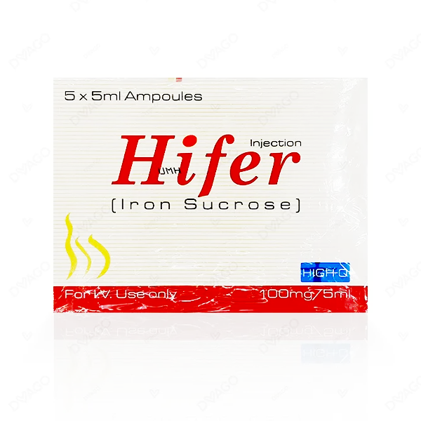 hifer iv injection 100mg/5ml (1 box = 5 injection) - Buy Online at DVAGO®