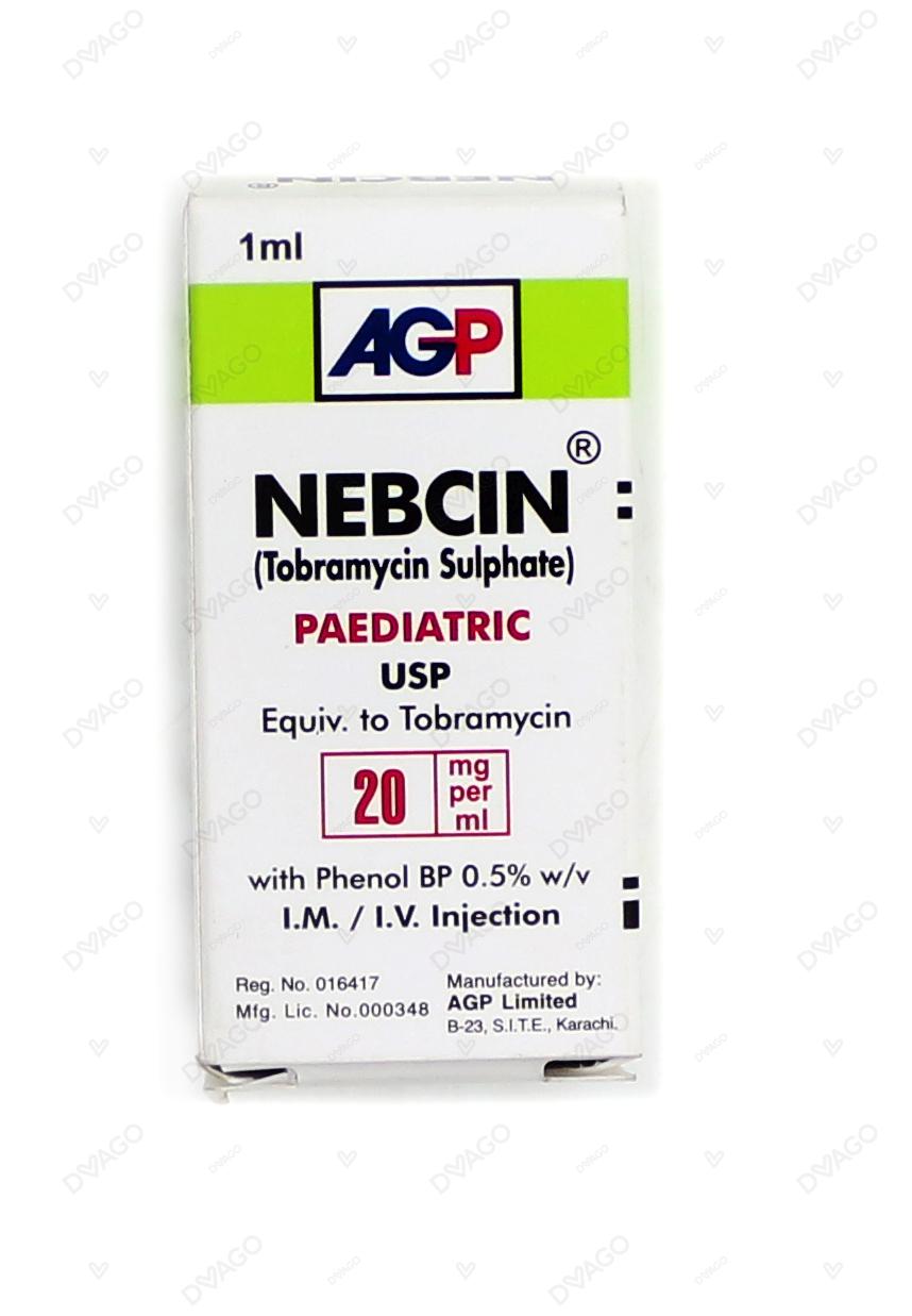 Nebcin Injection 20Mg - Buy Online at DVAGO®