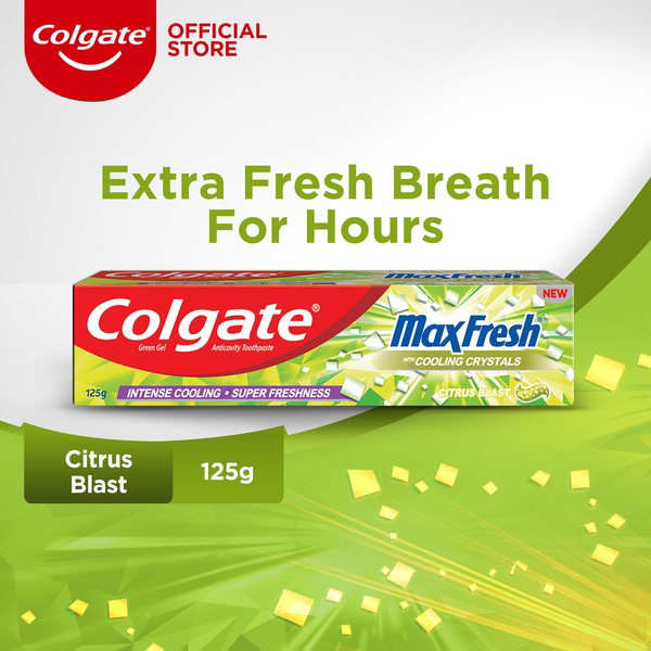 Colgate MaxFresh Peppermint Ice Toothpaste 125g - Buy Online at DVAGO®