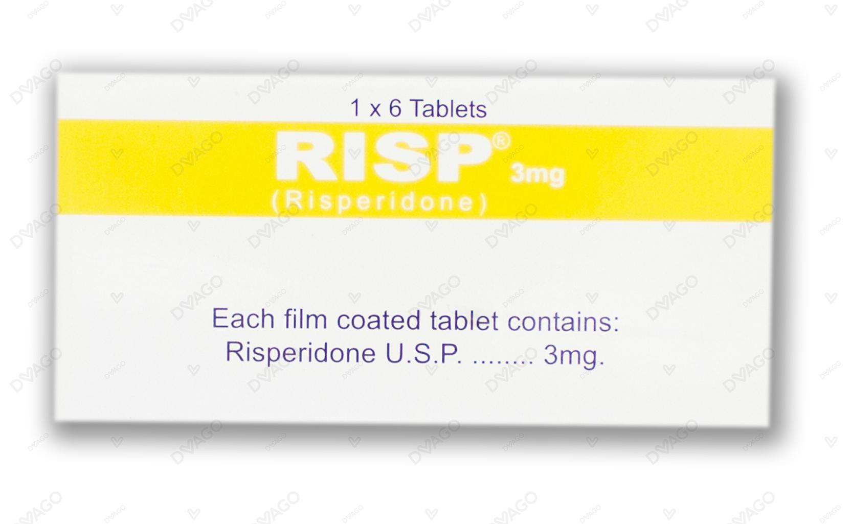 Risp 3Mg Tablets - Buy Online at DVAGO®