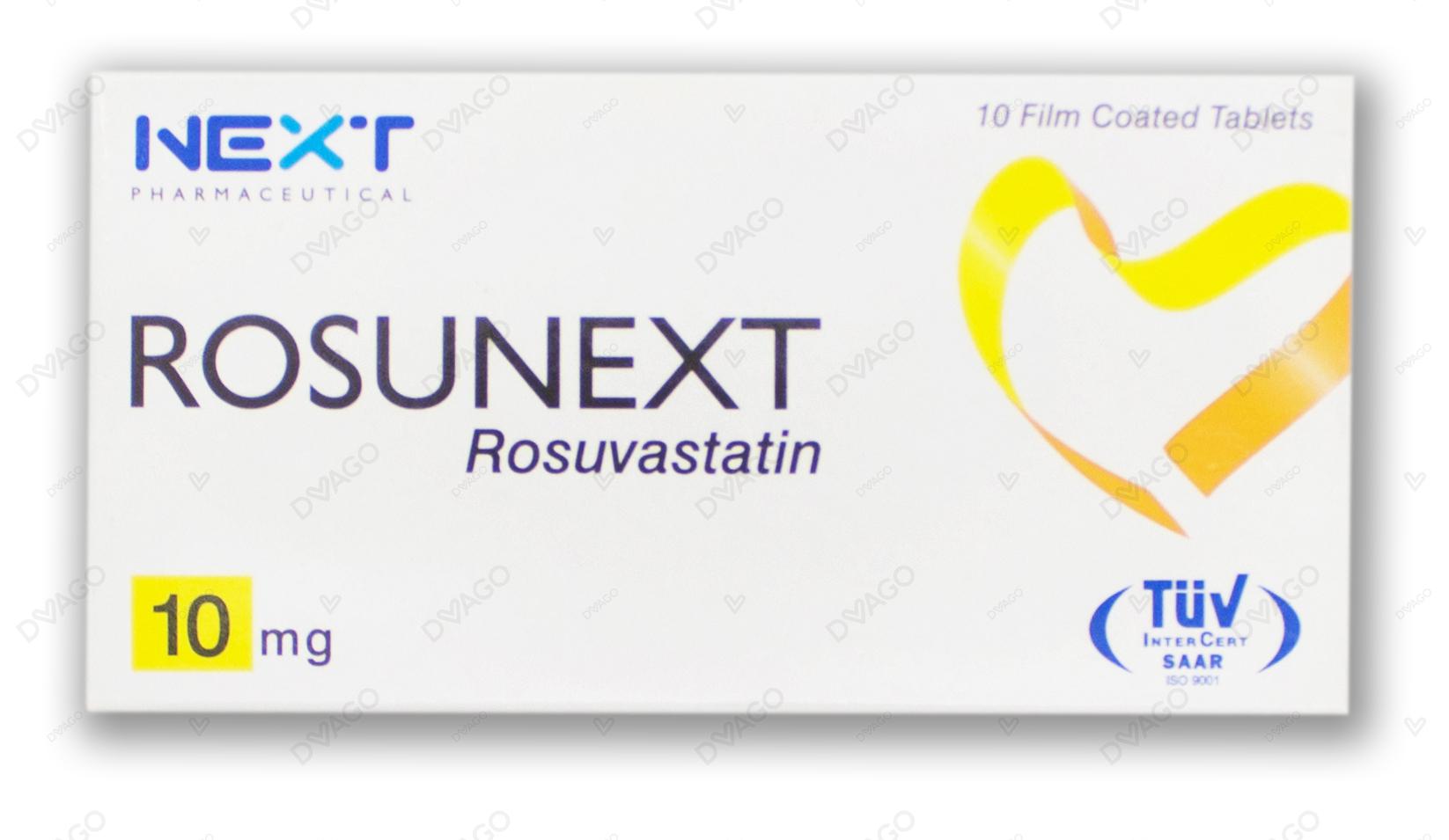 Rosunext 10Mg Tablets - Buy Online at DVAGO®