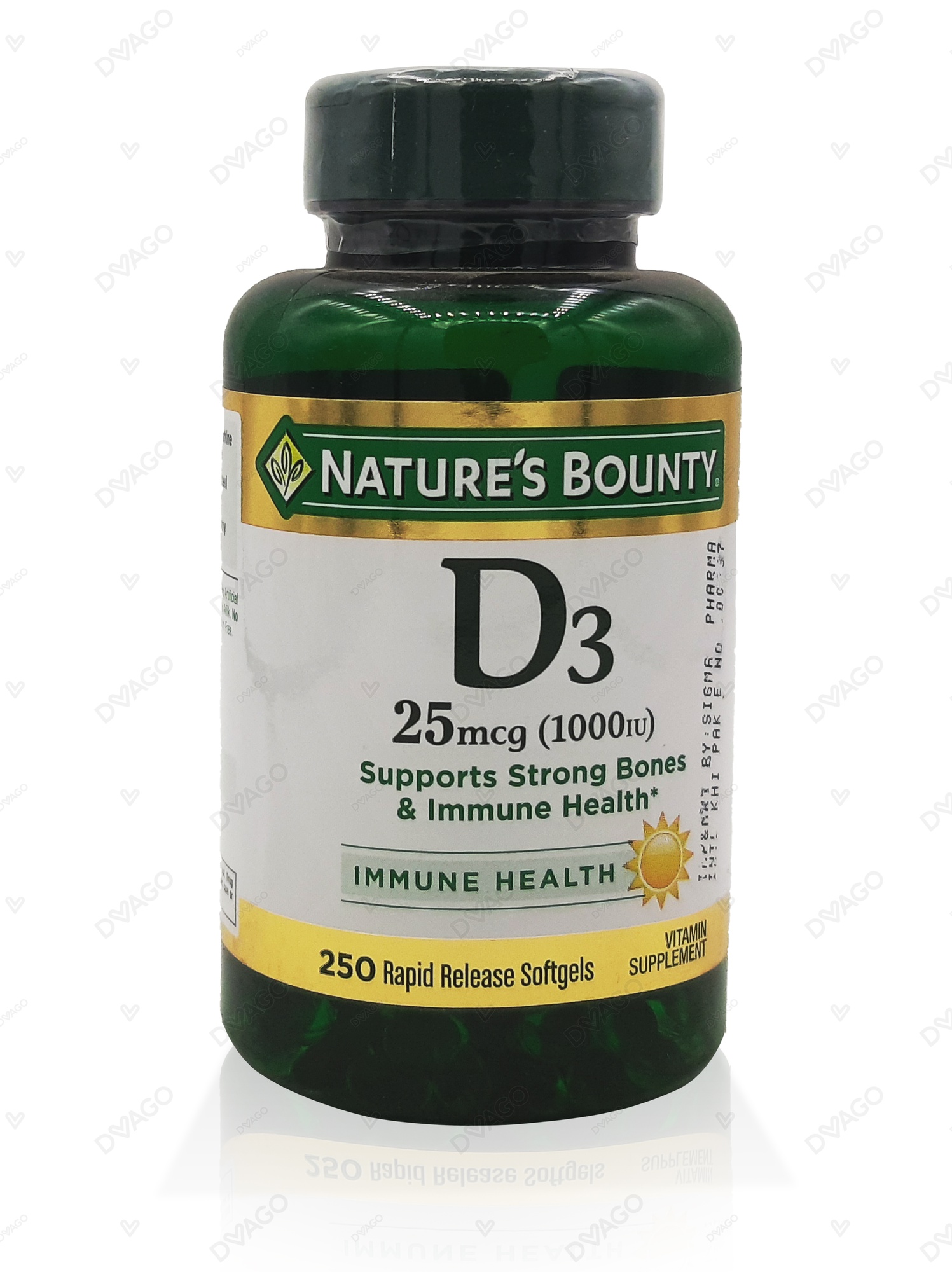 Nature'S Bounty Vitamin D3 1000 Iu 120 Rapid Release Softgels - Buy ...