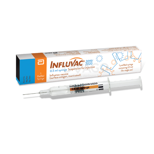 Influvac 0.5Ml Syringe 1'S - Buy Online at DVAGO®