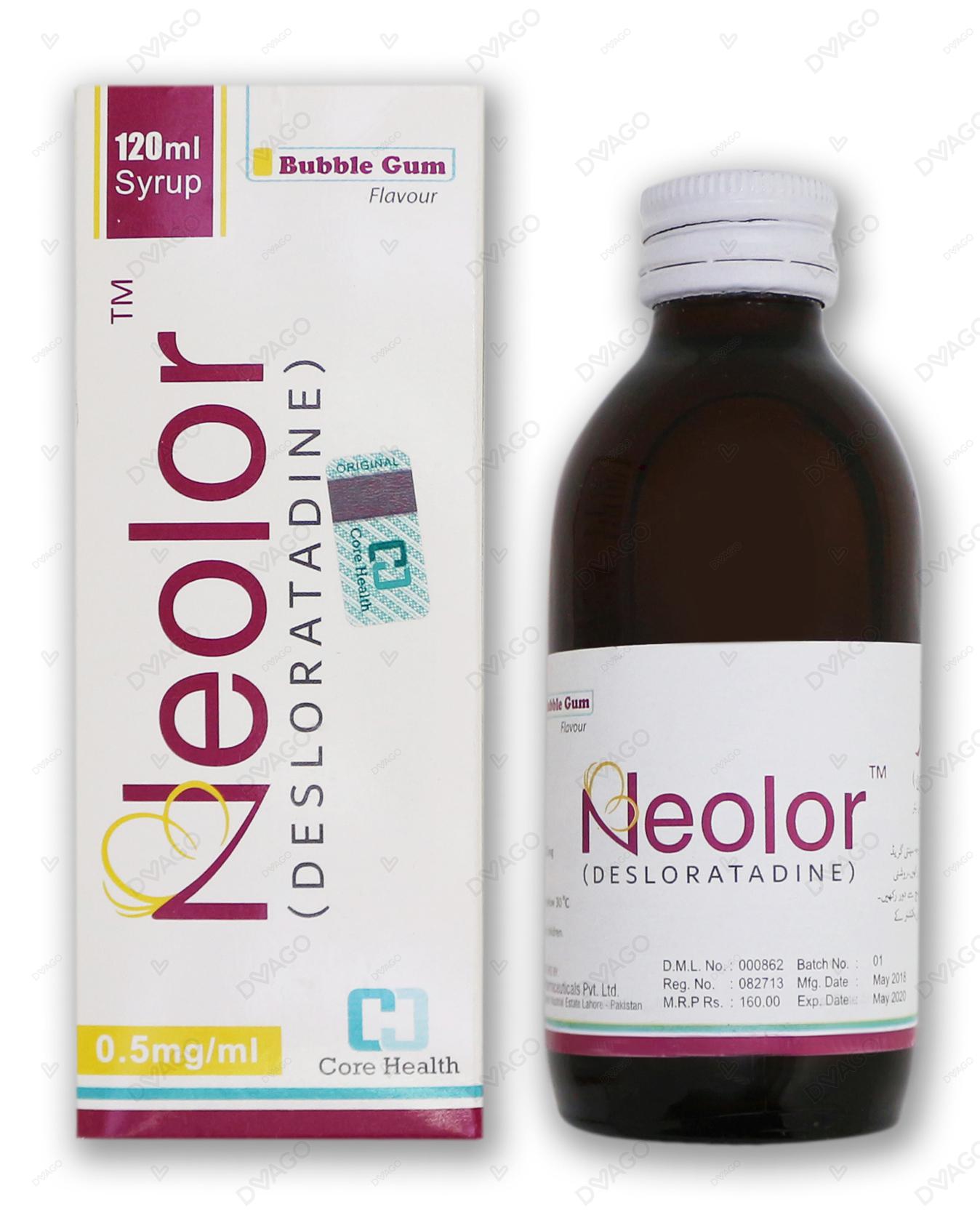 Neolor 0.5Mg/Ml 120Ml Syp - Buy Online at DVAGO®