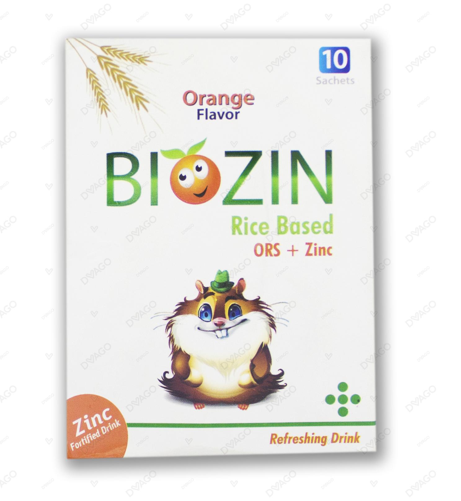 Biozin Orange Sachet 10'S - Buy Online at DVAGO®