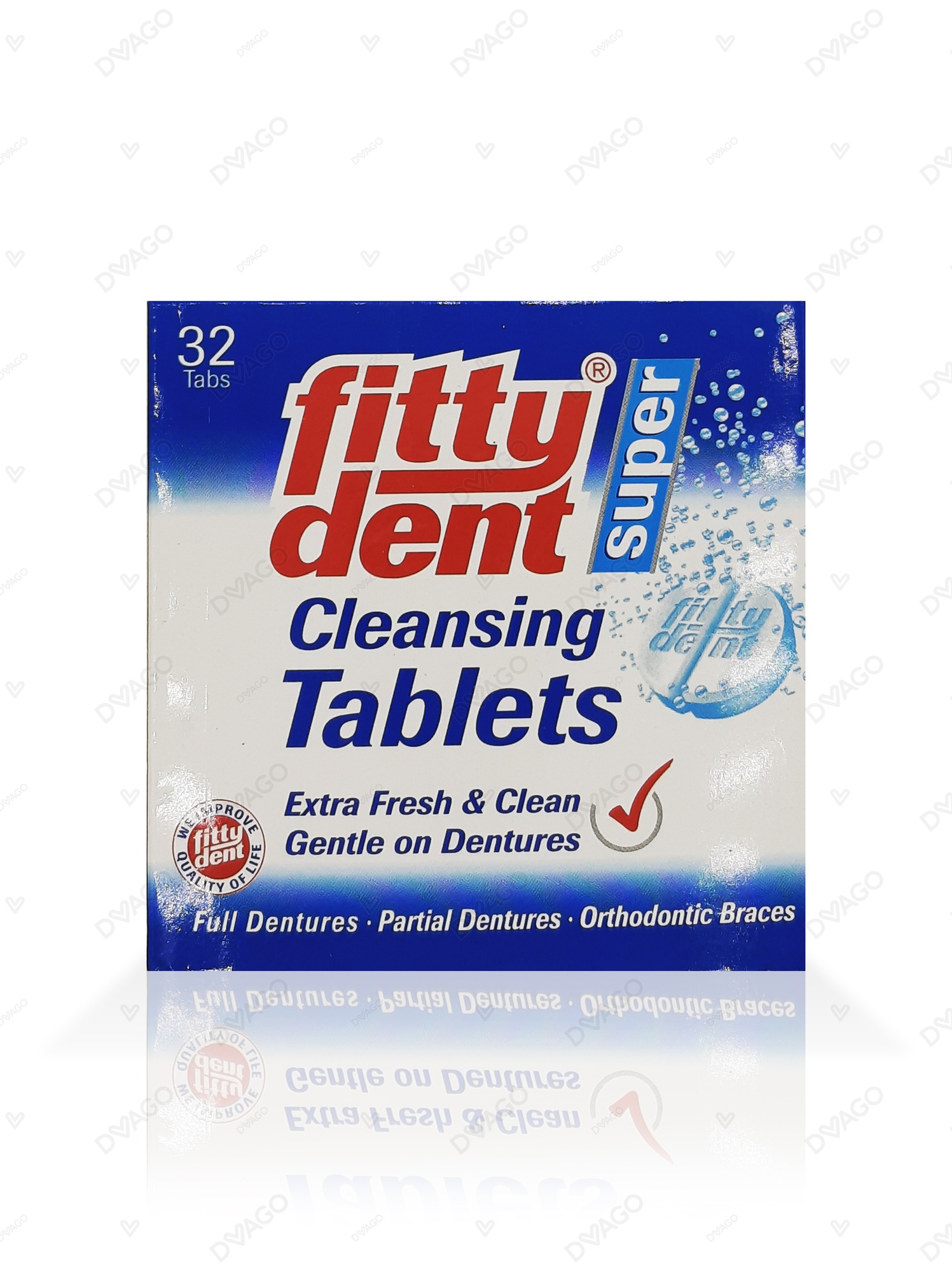 Fittydent Denture Cleansing Tablets 32'S - Buy Online at DVAGO®
