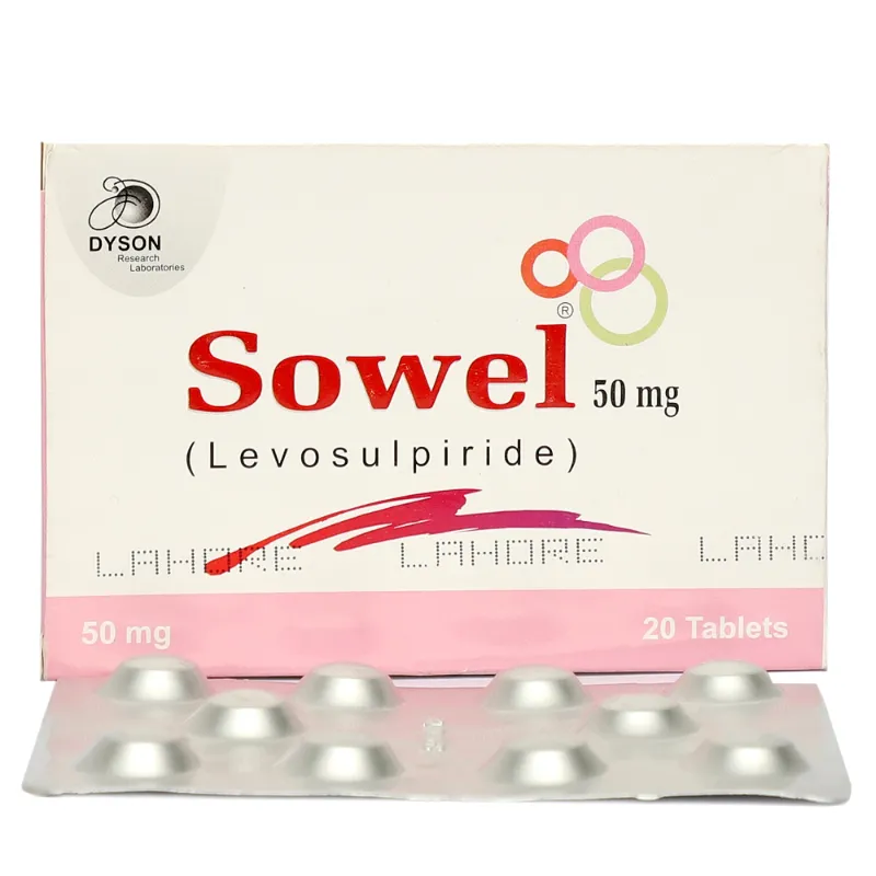 Sowel 50Mg Tablets 20'S - Buy Online at DVAGO®