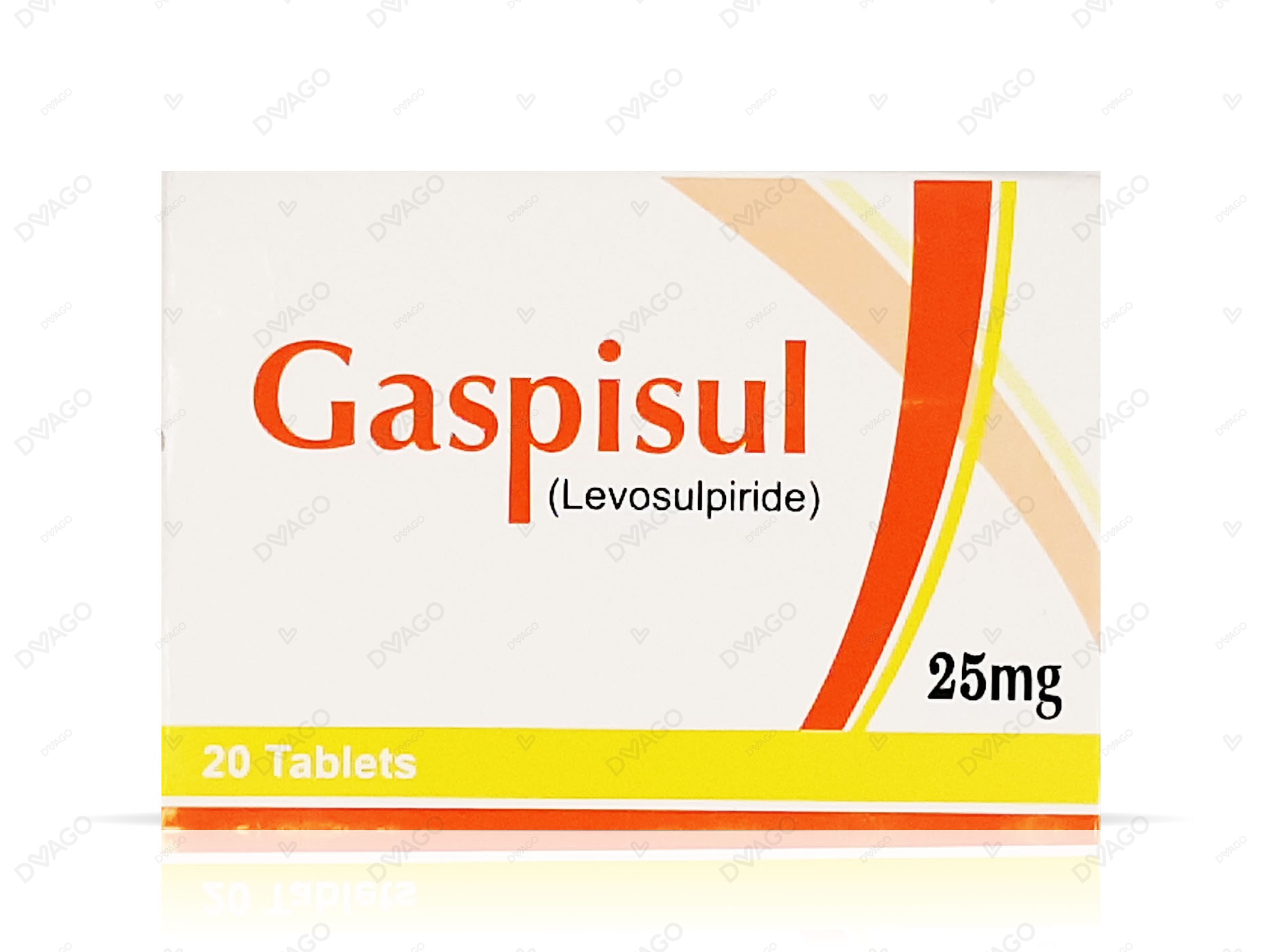 Gaspisul 25Mg 20 Tablets - Buy Online at DVAGO®