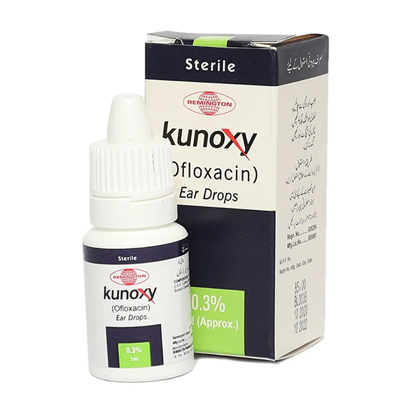 Kunoxy Ear Drops 0.3% - Buy Online at DVAGO®